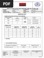 Transformer Oil Test Report | PDF | Transformer | Materials