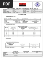 Busbar Contact Resistance Test Report | PDF