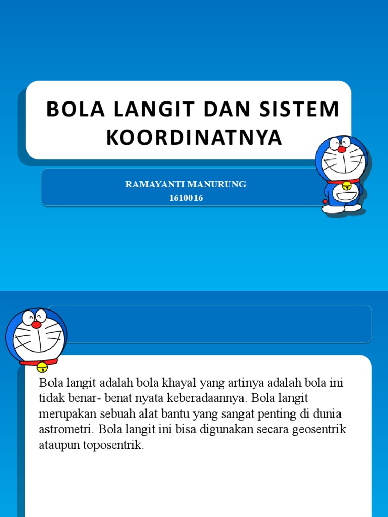 Bola Langit Dan Dan Sistem Koordinatnya