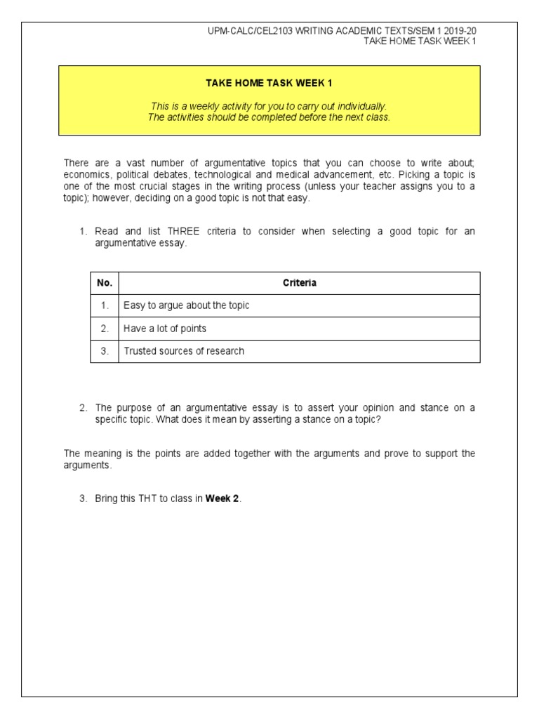 Cel 2103 - THT Week 1 | PDF