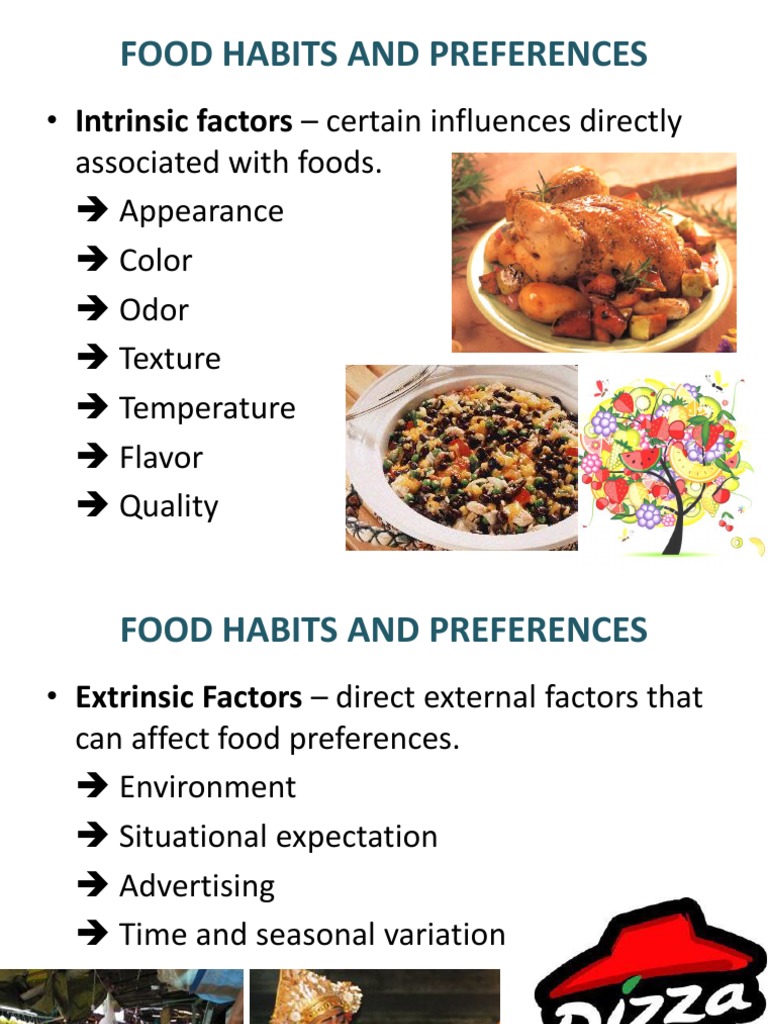 Understanding Food Habits & Preferences | PDF | Foods | Food And Drink