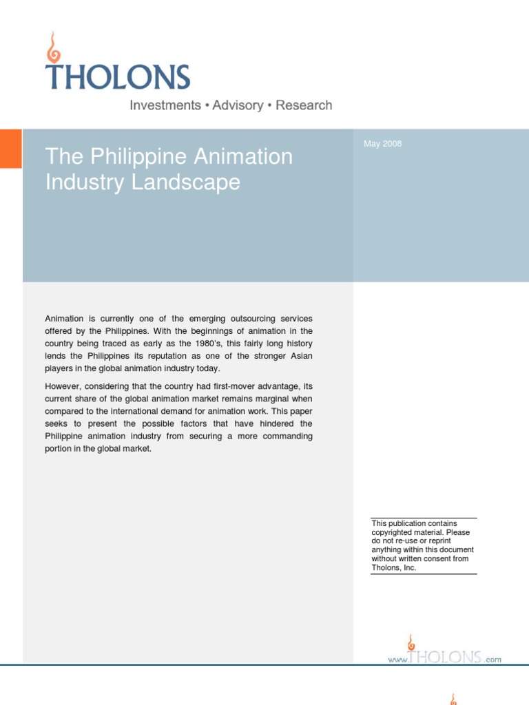 Philippine Animation Industry | PDF
