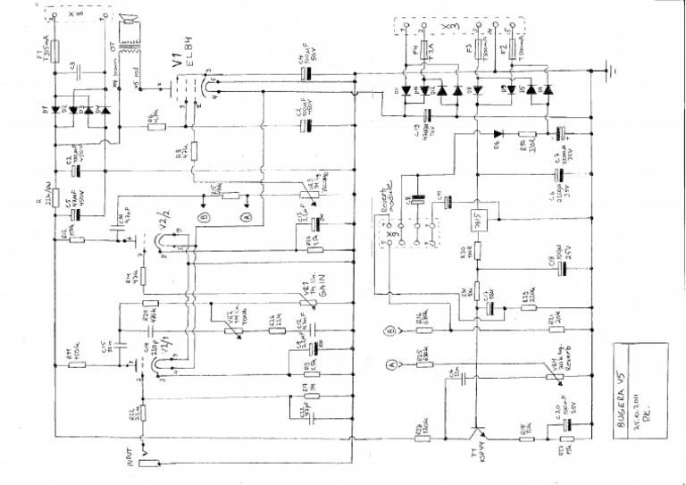 Bugera v5 Schematic | PDF