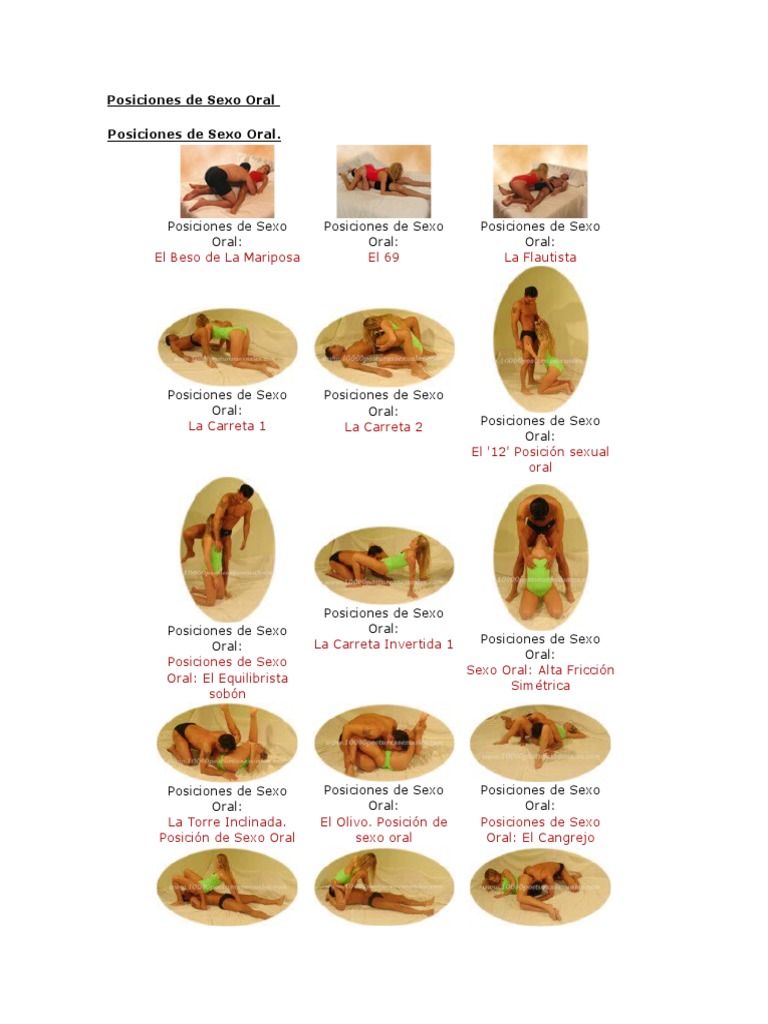Guía de Posiciones de Sexo Oral | PDF | Sexo oral | Urología