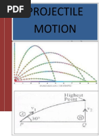 Projectile motion formula sheet | PDF