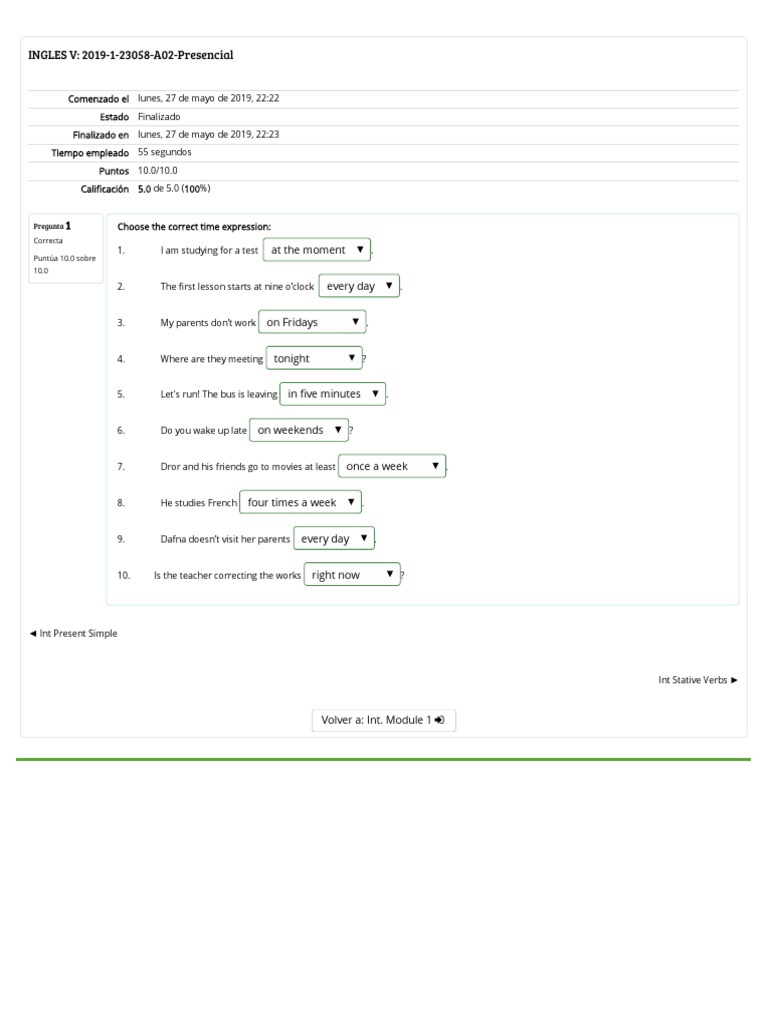 Module 1 Int Signal Words | PDF