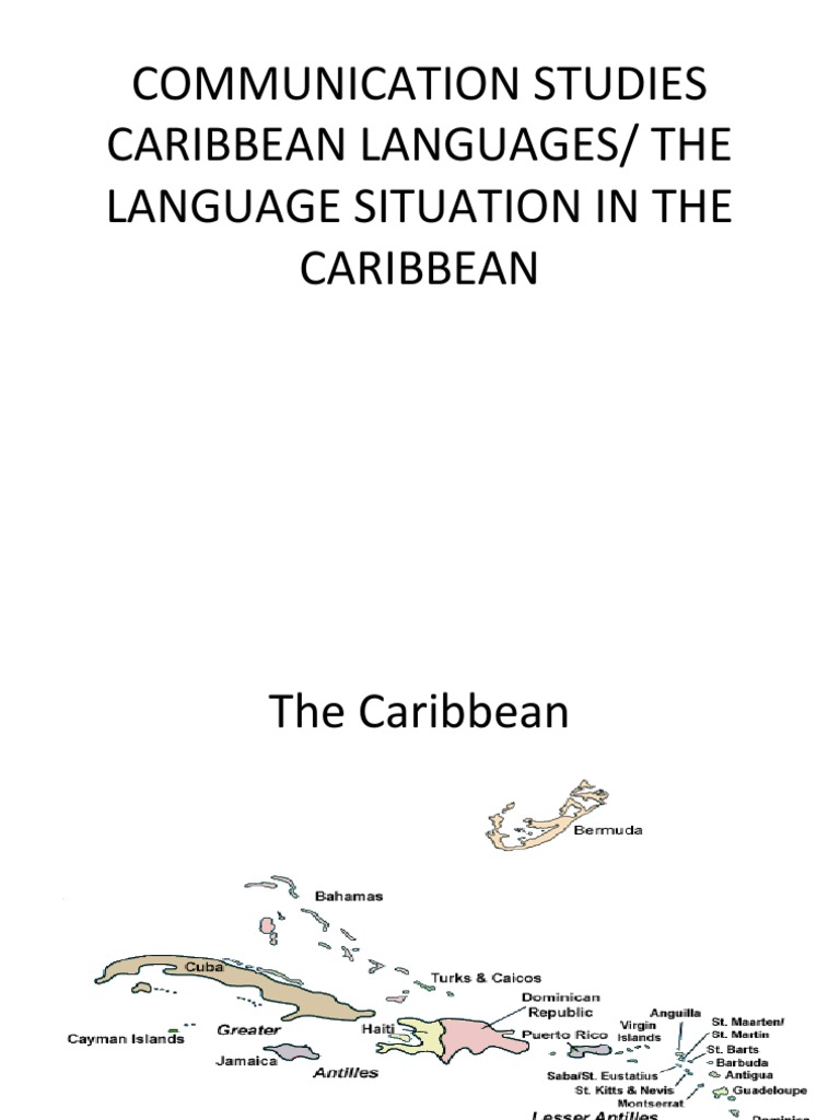 Language Situation in The Caribbean | PDF | Caribbean | Symbols