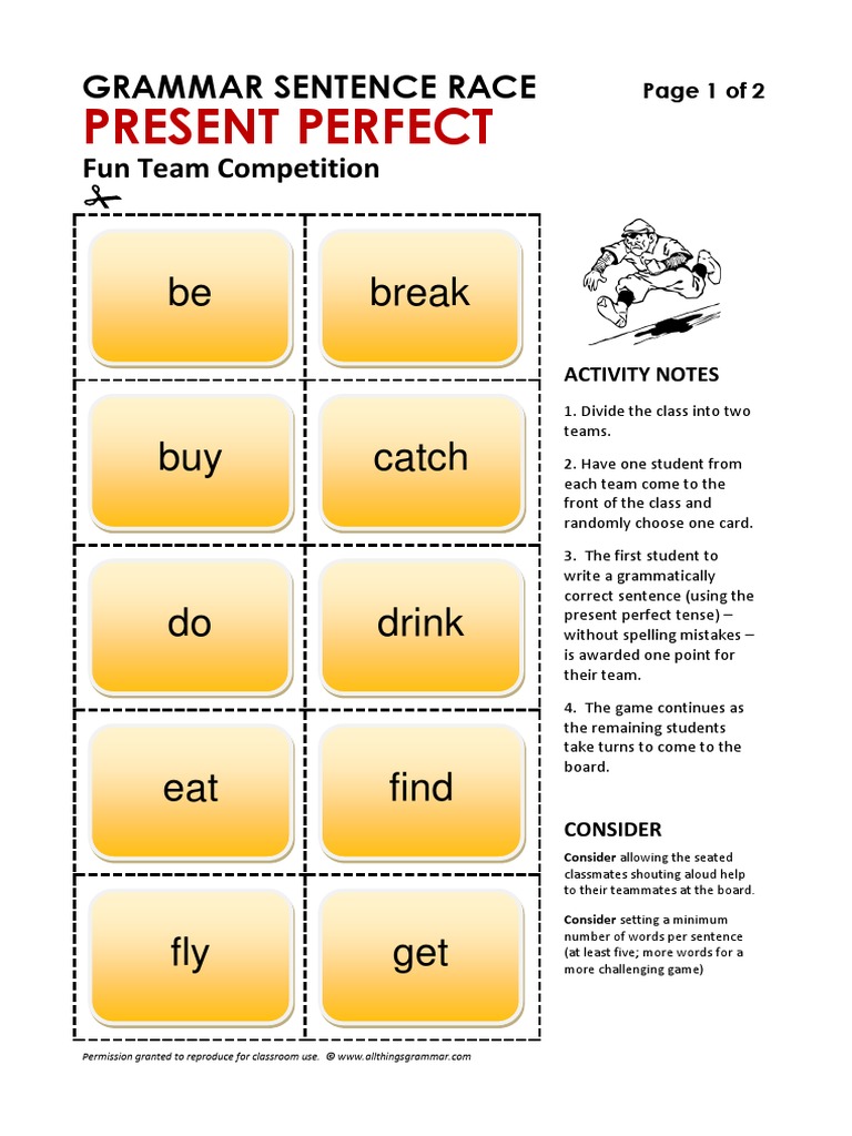 Present Perfect: Be Break | Download Free PDF | Linguistics | Semiotics