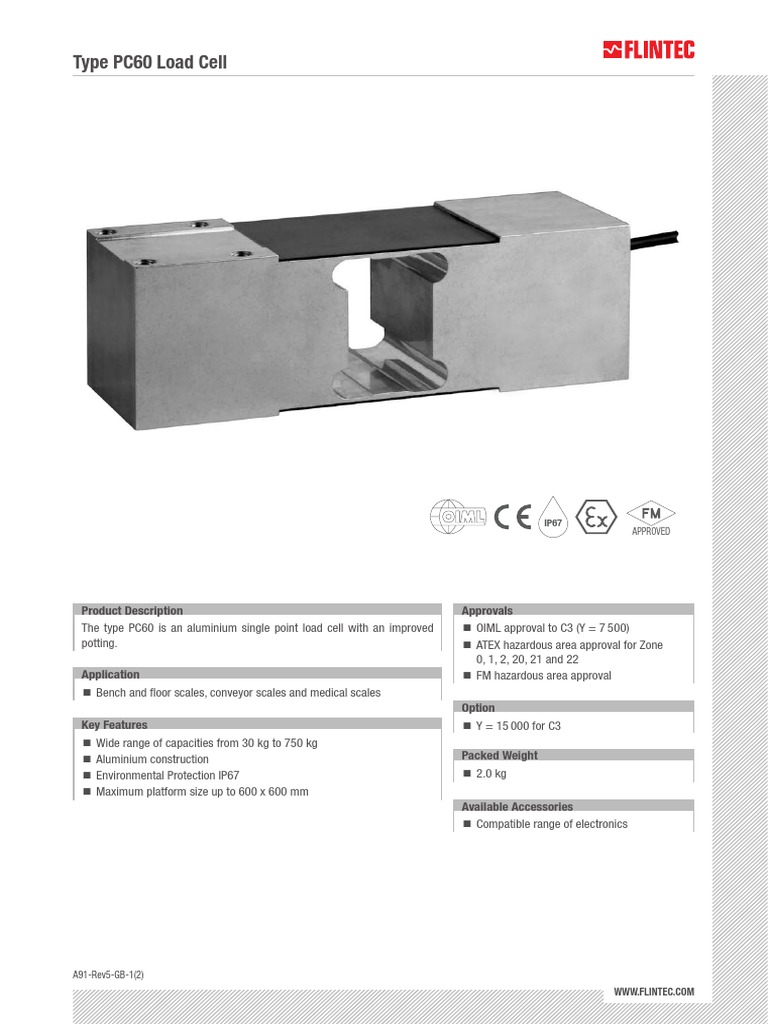 A91 - Rev5 - GB pc60 Data Sheet PDF | PDF | Electrical Resistance And ...