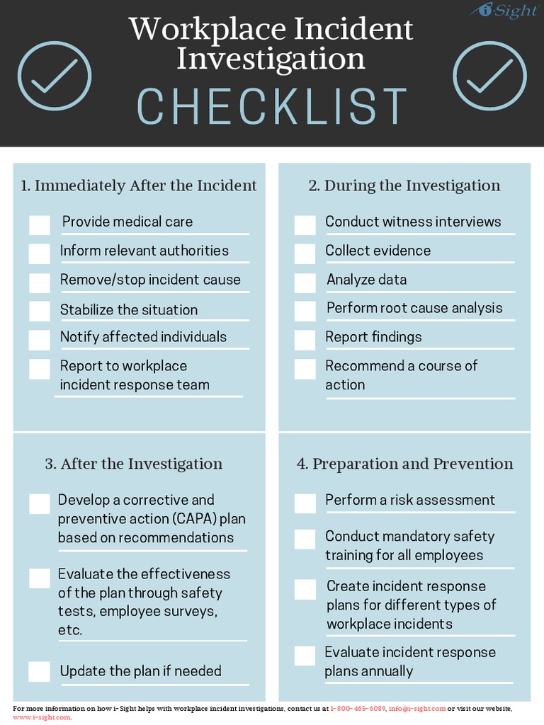 A Comprehensive Guide to Workplace Incident Investigation and ...