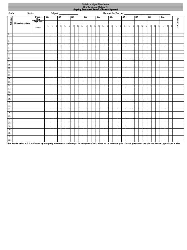 Home Assignment Record 2077 | Download Free PDF | Learning | Behavior ...