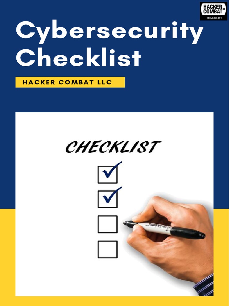 Essential Cybersecurity Policy Checklist | PDF | Computer Security ...