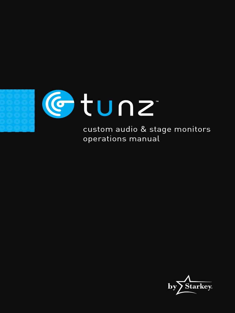 Custom Audio & Stage Monitors Operations Manual | PDF | Noise | Hearing
