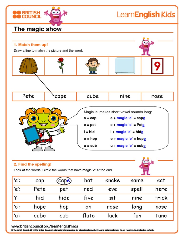 Actividad Un Show Magico | PDF