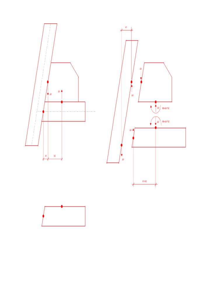 Delta V Transfer On Sloping Beam FBD PDF | PDF