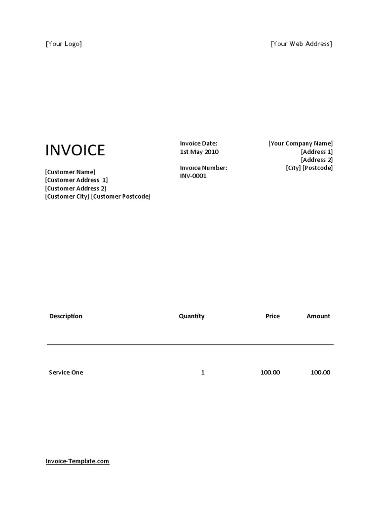 Invoice: Description Quantity Price Amount | PDF