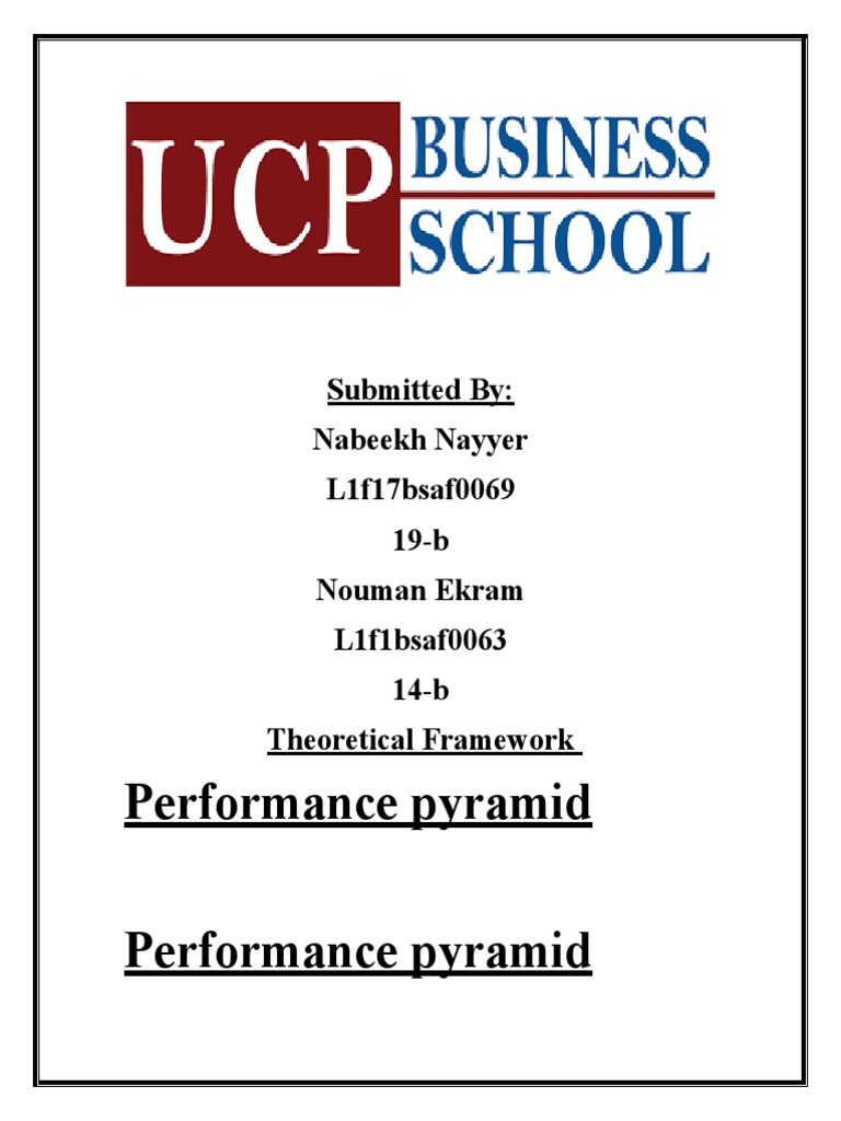 Performance Pyramid | PDF | Needs Assessment | Performance Appraisal
