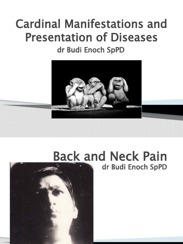 Cardinal Manifestations Back and Neck Pain | PDF | Back Pain | Low Back ...
