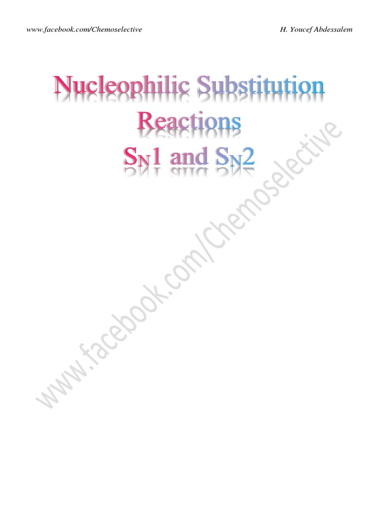 SN1, SN2 PDF | PDF | Science & Mathematics