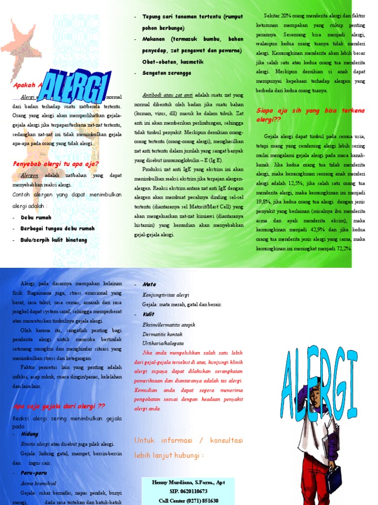 Alergi Leaflet | PDF