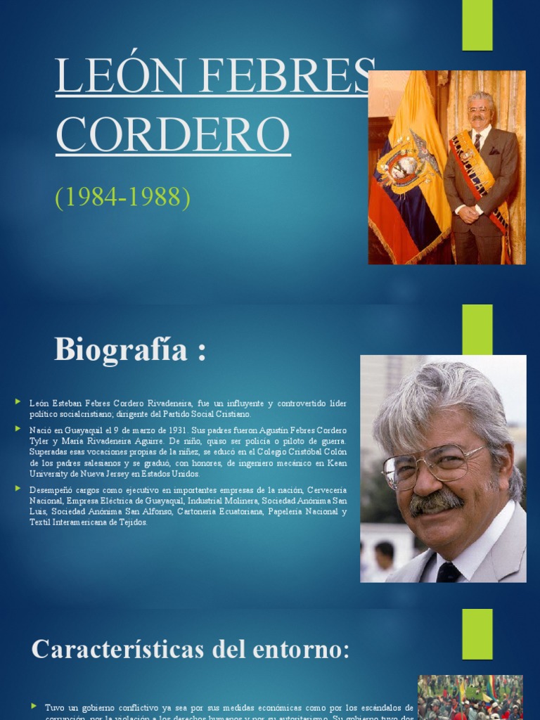 León Febres Cordero (Corrientes Filosóficas) | PDF | Gobierno | Agitación