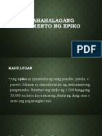 Ang Tulang Liriko at Mga Uri Nito | PDF