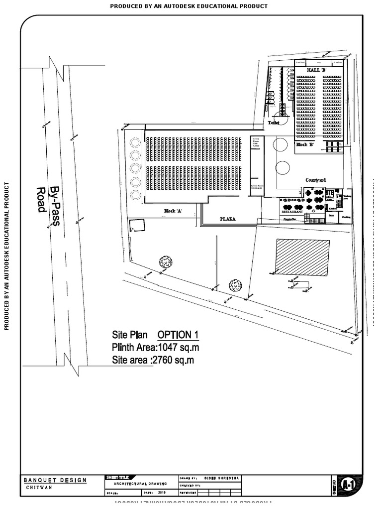 1 Site Plan Option 1 | PDF