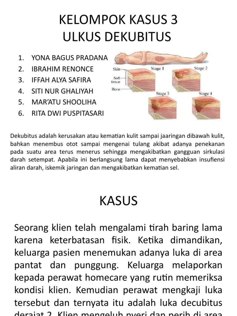 Analisis Kasus Ulkus Dekubitus Grade 2 | PDF