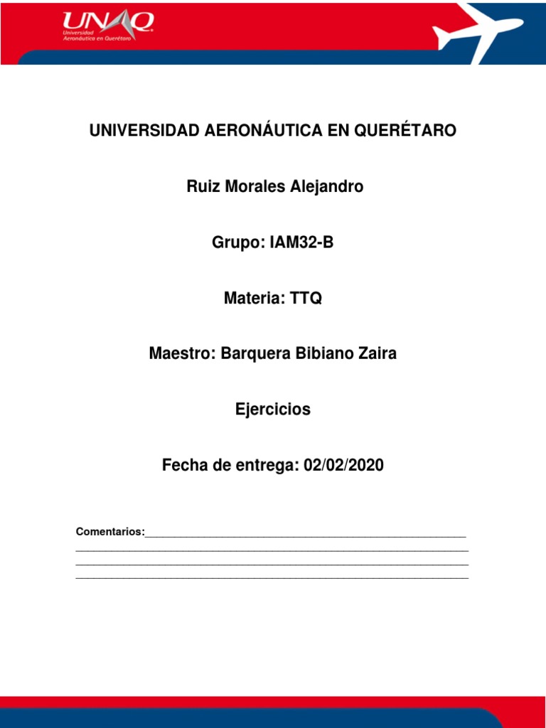 Ejercicios TTQ PDF | PDF | Acero | Materiales