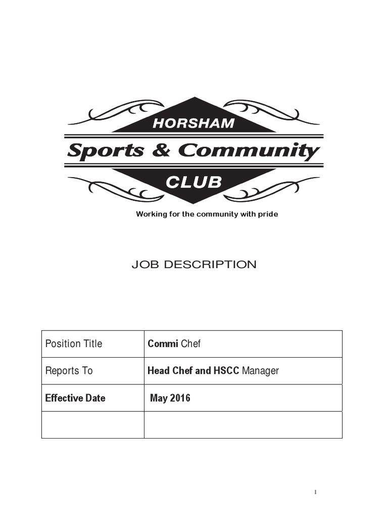 Commi Chef PD 2016 PDF | PDF | Chef | Foods