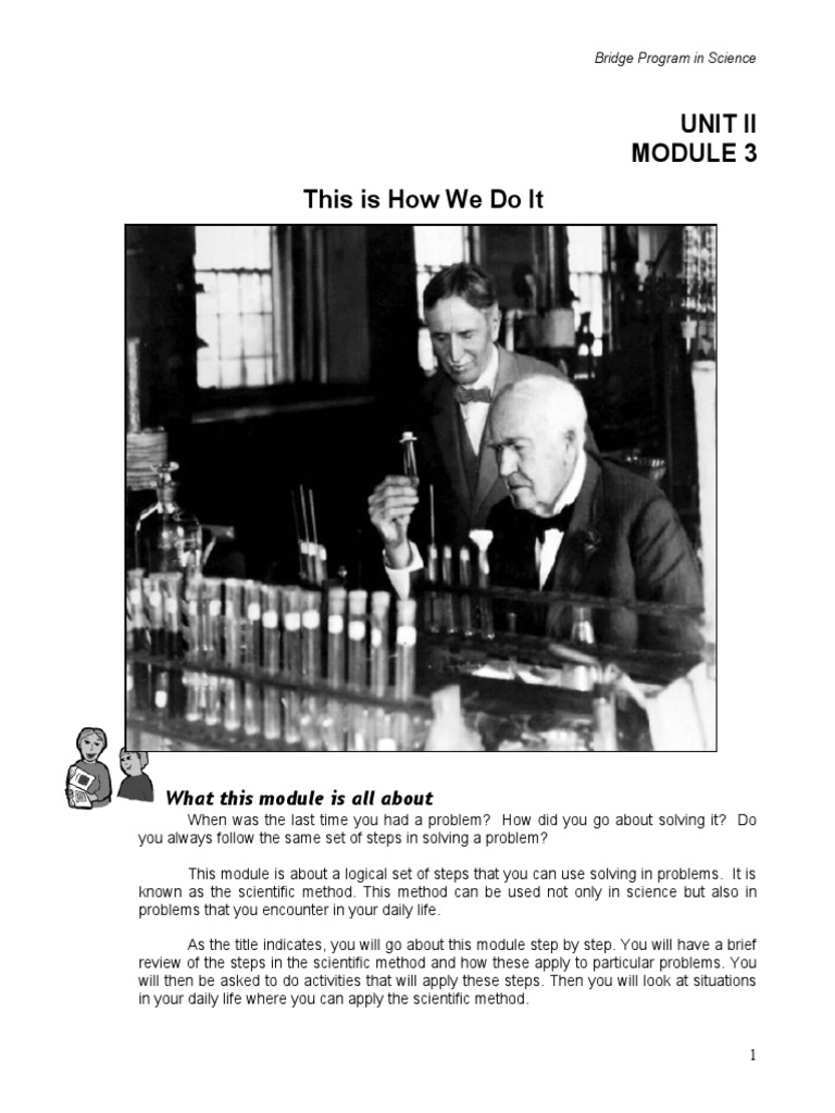 Unit II Module 3 | PDF | Experiment | Hypothesis