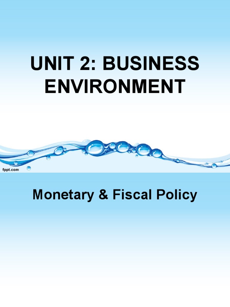 Unit 2: Business Environment | PDF