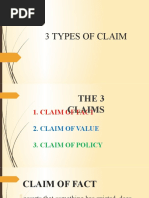 5 - Claims of Fact, Policy, and Value | PDF