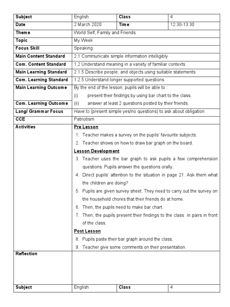 English Year 4 | PDF | Reading Comprehension | Semiotics