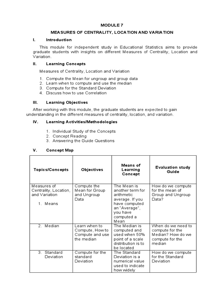 MODULE 7 - Steph | PDF | Correlation And Dependence | Standard Deviation