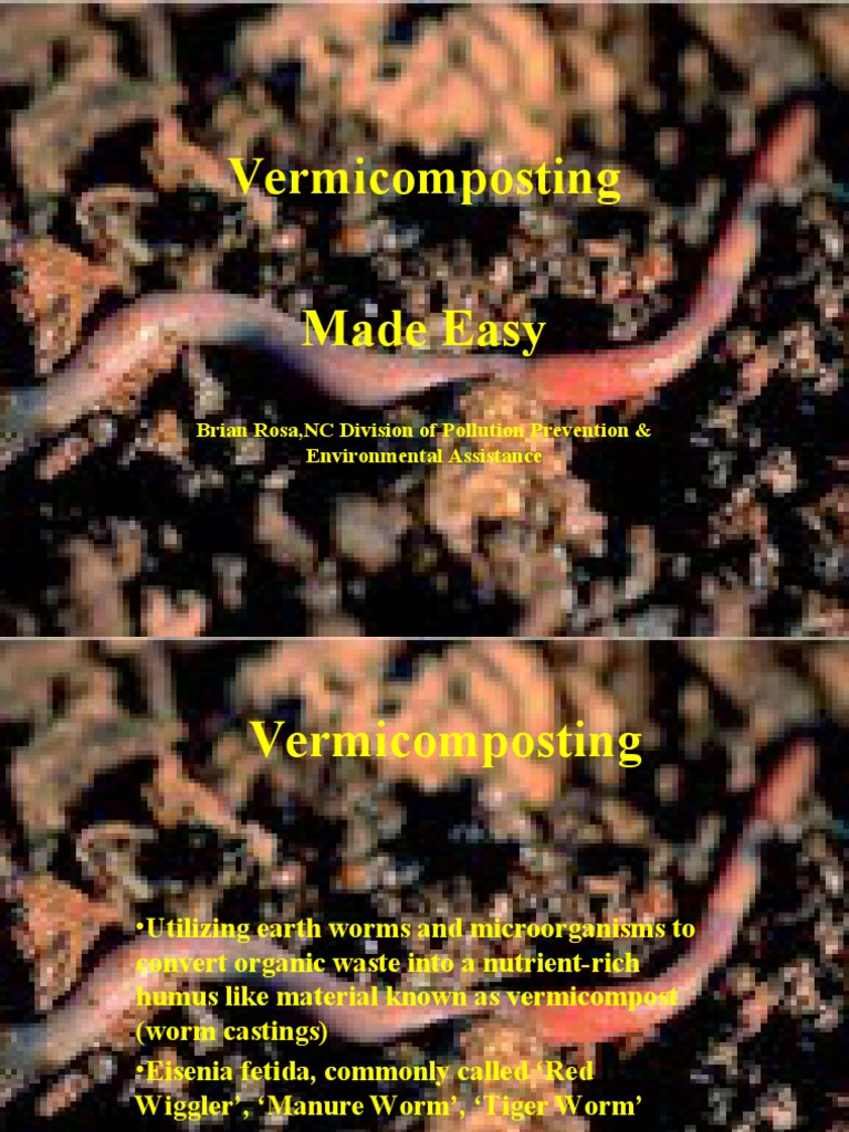 Vermicomposting: A Comprehensive Guide | PDF | Horticulture And ...