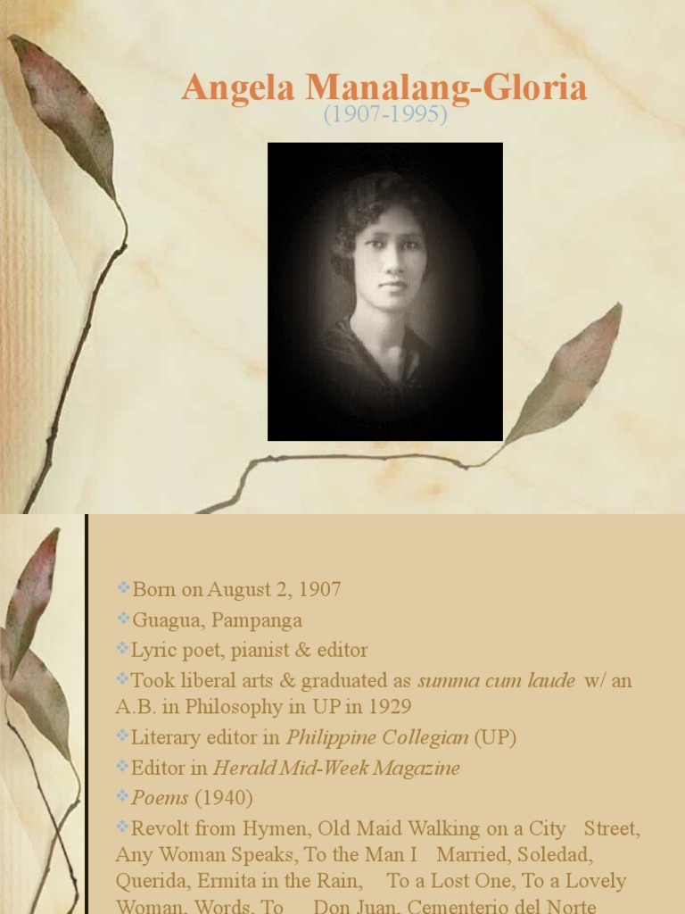 I Have Begrudged The Years by Angela Manalang-Gloria | PDF