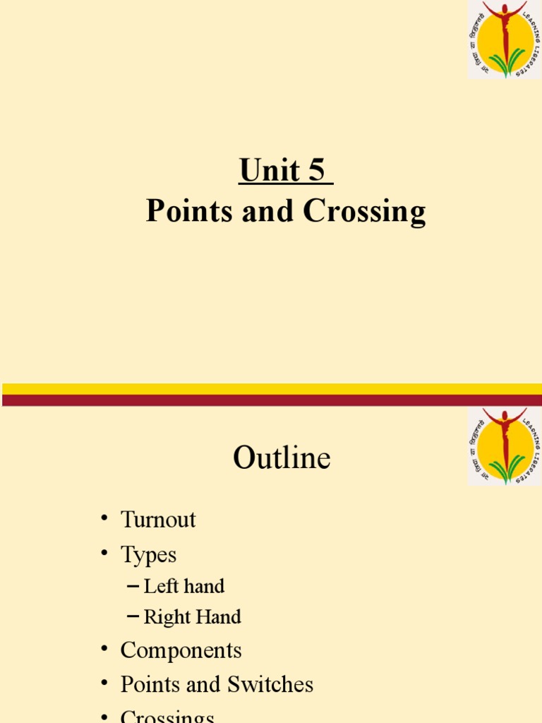 Railway Points and Crossings Overview | PDF | Track (Rail Transport ...