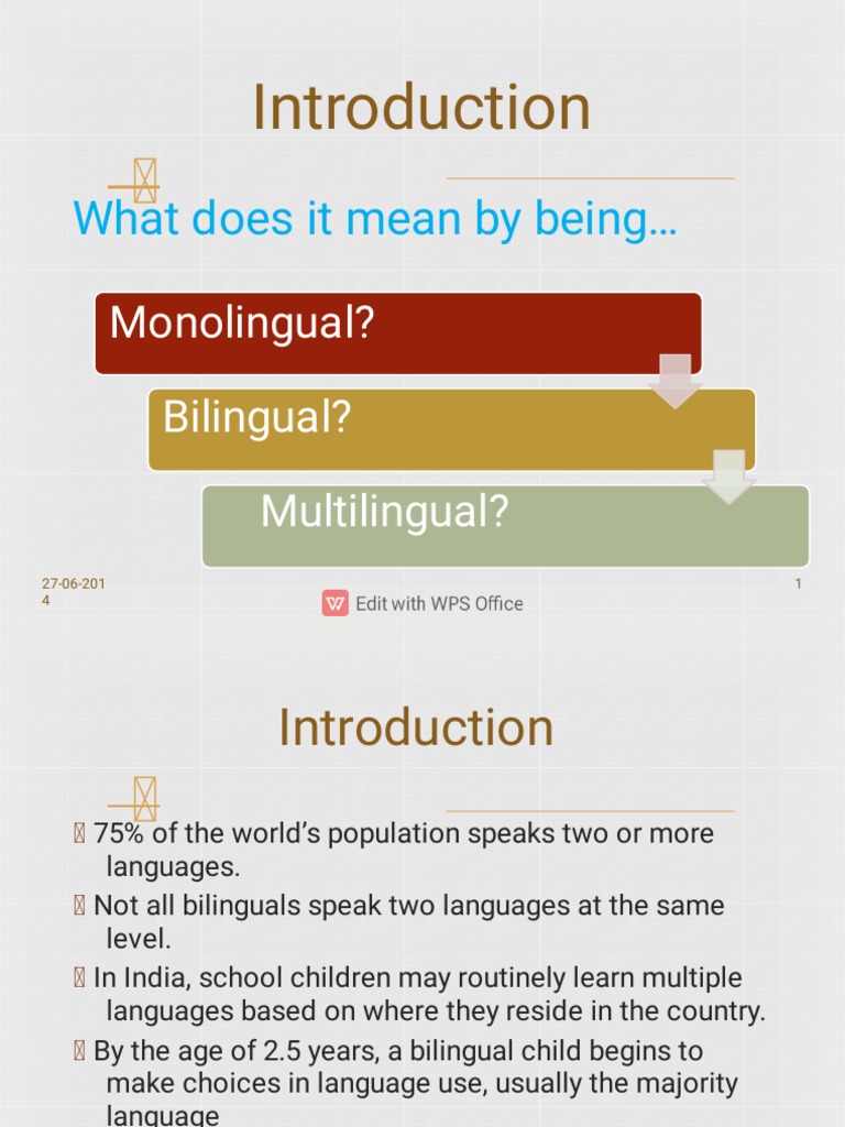 What Is Bilingualism | PDF | Multilingualism | Applied Linguistics