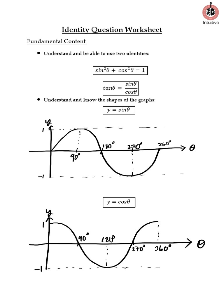 Identity Question Worksheet | PDF