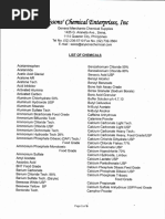 FOSFA List of Acceptable Previous Cargoes Jan 2024 With Flowchart | PDF ...