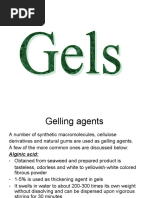Classification and Types of Gels | PDF | Gel | Colloid