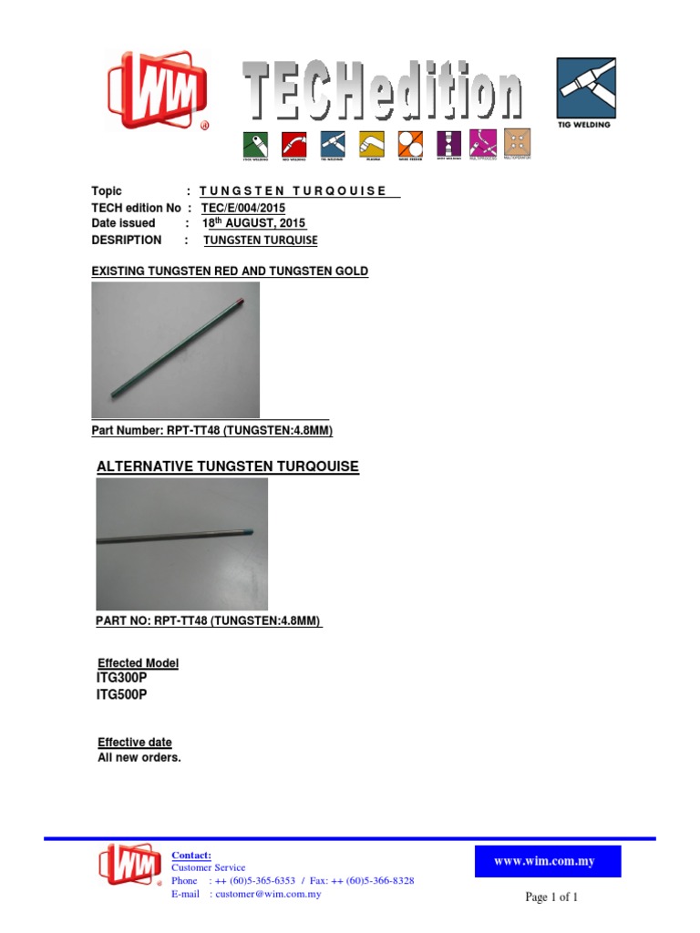 8 Tungsten | PDF | Business | Computers