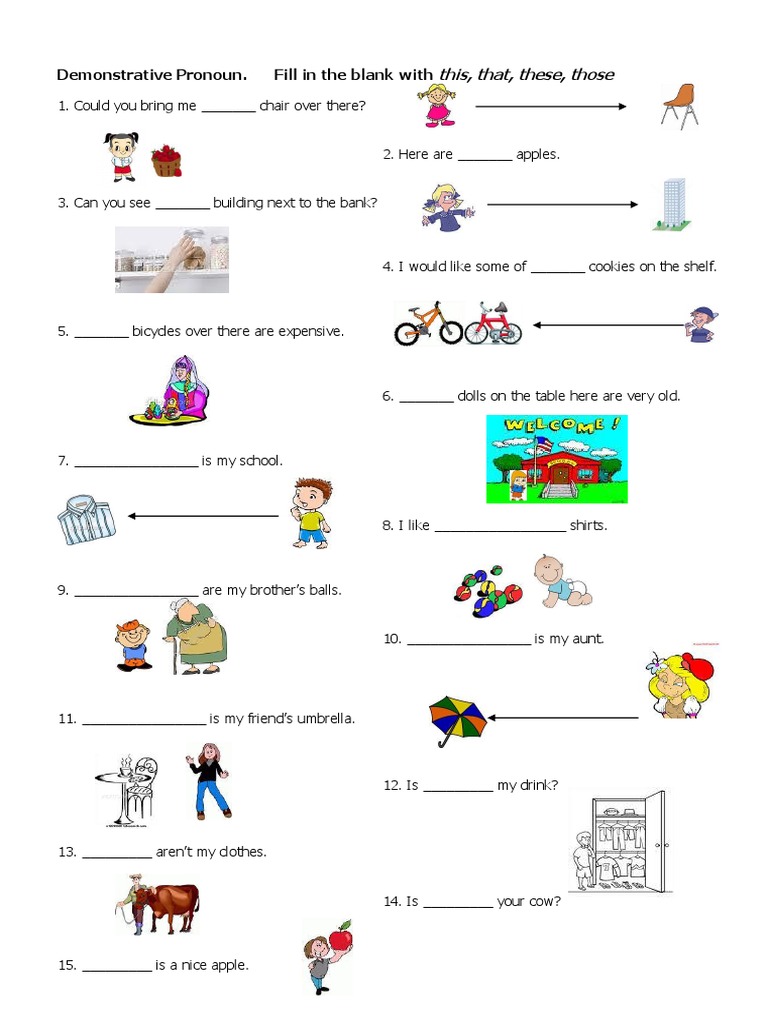 Demonstrative Pronoun | PDF