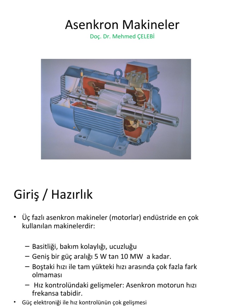 Asenkrom Makine Sunum2 TR | PDF