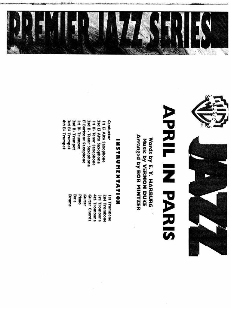 April in Paris (Mintzer) | PDF