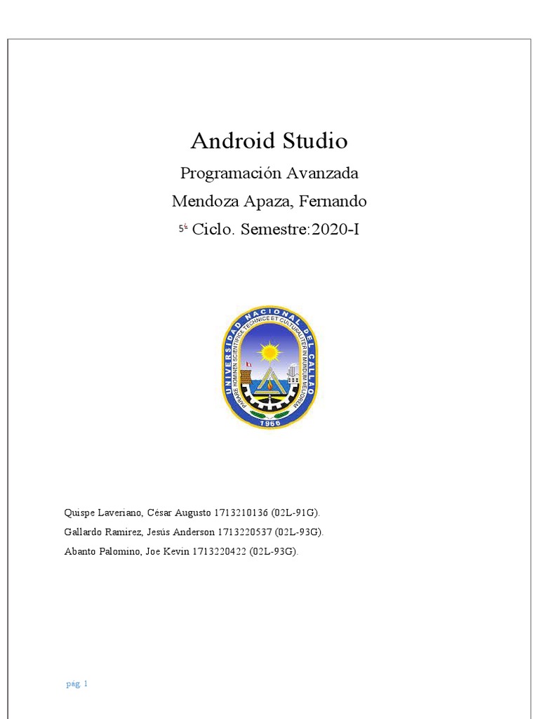 Android Studio | PDF | Aplicación movil | Android (sistema operativo)
