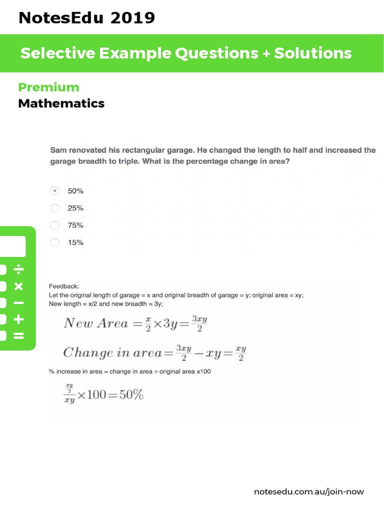 Selective Oc Practice Question Solutions PDF | PDF