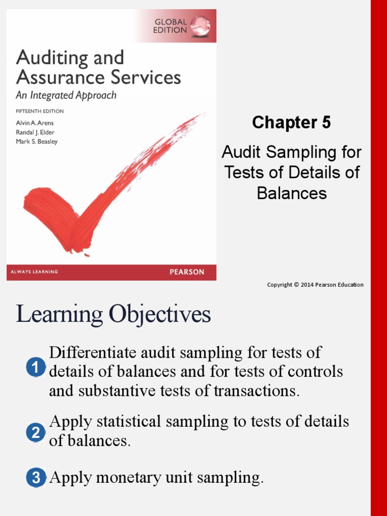 Audit Sampling For Tests of Details of Balances | PDF | Mean | Audit