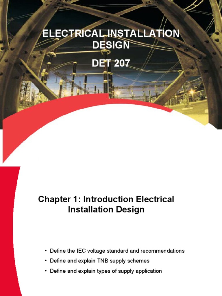 Electrical Installation Design DET 207 | PDF | Alternating Current ...